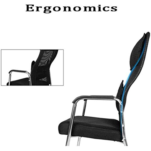 DOUBAO Conference Chair Office Chair Parlor Training Chair Arched Staff Chair Computer Mesh Chair Executive Side Reception Chair with Sled Base