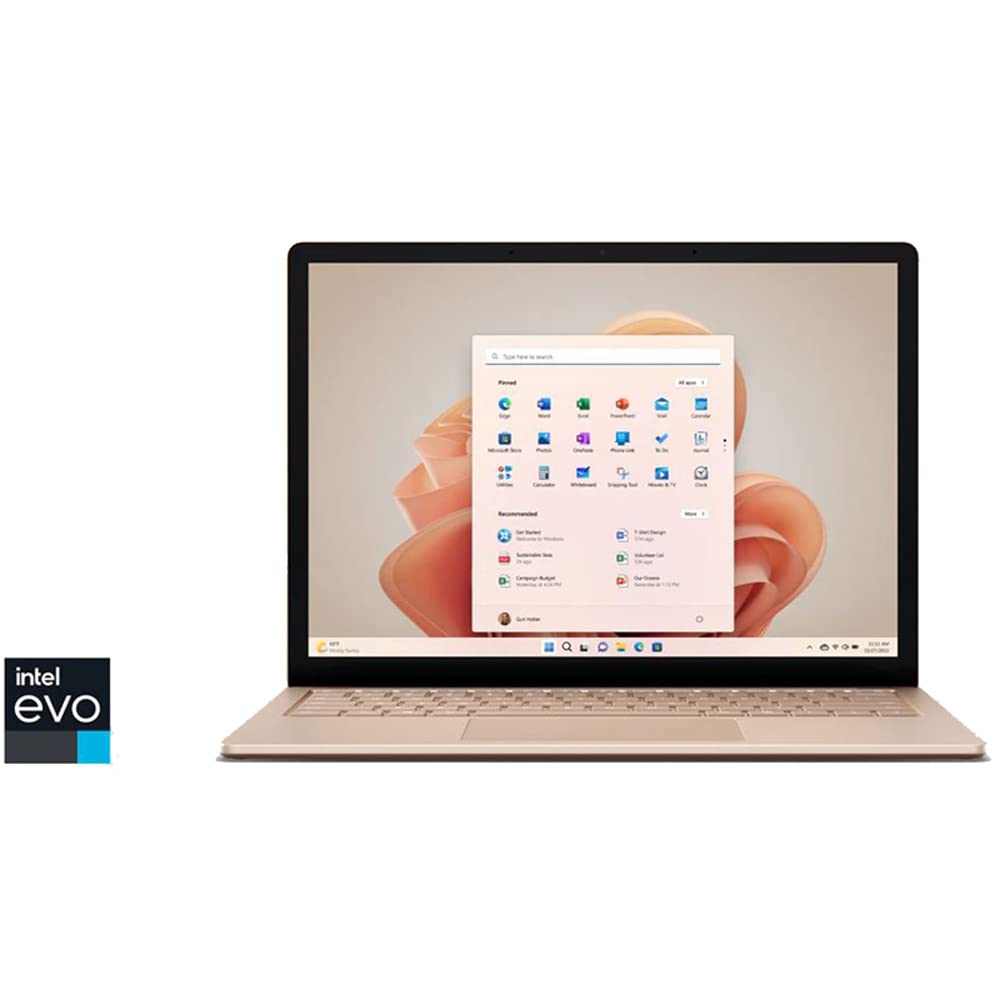 Microsoft R1S-00062 Surface Laptop 5 13.5" Intel i5, 8GB/512GB Touch, Sandstone Bundle 365 Personal 15 Month Subscription