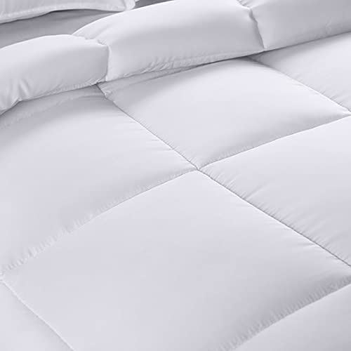 Utopia Bedding Comforter β All Season Comforter King Size β White Comforter King - Plush Siliconized Fiberfill - Box Stitched