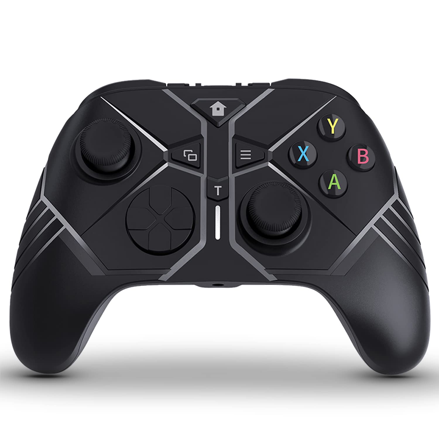 Gina Joyfurno Wireless Controller, Game Controller Compatible with Xbox ONE/ONE X/S, Xbox Series X/S, PS3, PC-Windows 7/8/10/11, Gamepad Built-in Dual Vibration, 2.4GHz Connection (Programmable-Black)