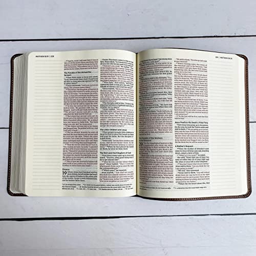 Hand Lettered and Laser Engraved NIV Journaling Bible, Personalized Gift, Custom Name Engraving Available