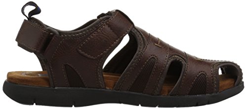 Nunn Bush Men's Rio Grande Closed Toe Fisherman Sandal, Tan, 10 W US
