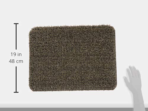 Grassworx 10372028 18 x 24 Earth Taupe Classic Scraper Door Mat, No Size