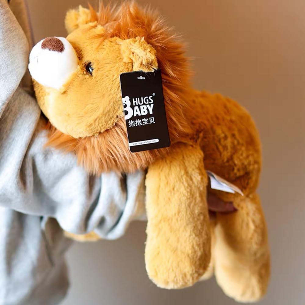 Ololele Lion Stuffed Animal 17.7"" Yellow Lion Plush,Soft and Cute Plushy for Kids, olole003