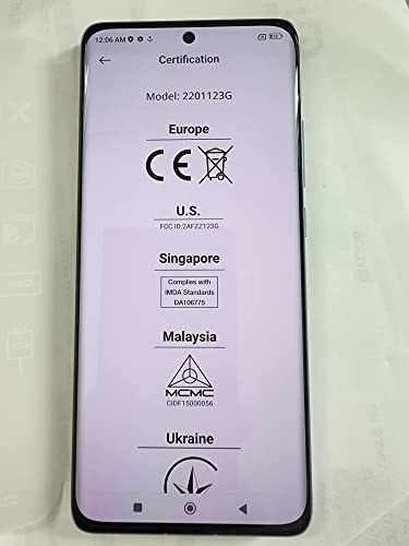 Xiaomi 12 5G + 4G LTE 256GB + 8GB Snapdragon® 8 Gen 1 Global Unlocked 50MP Pro Grade Camera (Not for Verizon Boost At&T Cricket Straight) + (w/Fast Car Charger Bundle) (Gray)