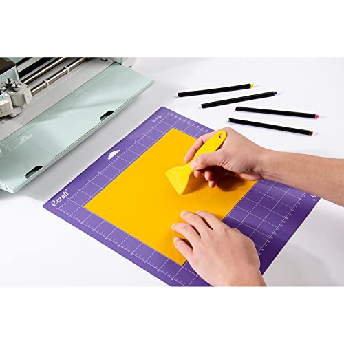 Ecraft Cutting Mat for Cricut:Variety Mats for Cricut Explore Air 2/Air/One/Maker, 12x12 Inch 5 Mats Include(Strong & Standard & Light & Fabric) Multiple Adhesive Sticky mat for cricut