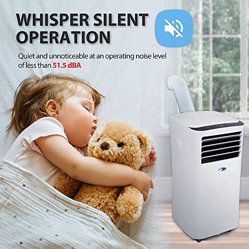 Whynter ARC-102CS 10,000 BTU 3-in-1 Portable Air Conditioner, Dehumidifier and Fan Bundle with 2 YR CPS Enhanced Protection Pack