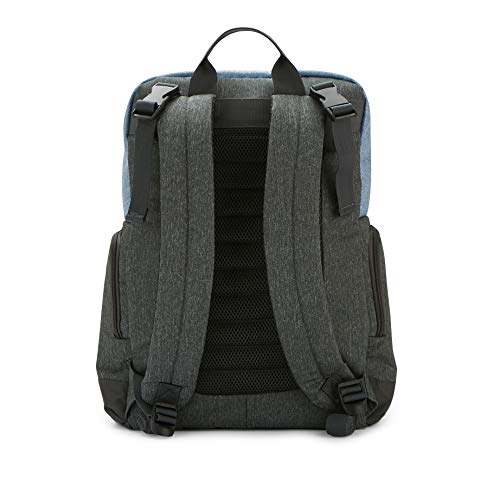 Eddie Bauer Meridian Diaper Backpack, Grey/Blue