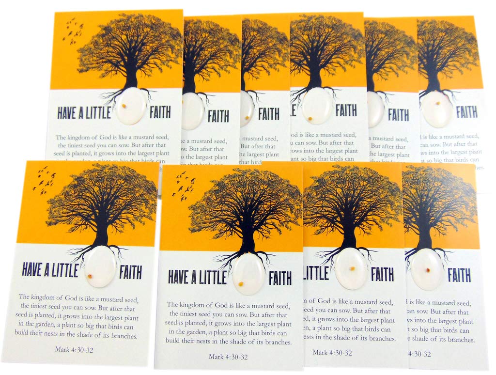 Mustard Seed of Faith Holy Prayer Cards Gift Set, Pack of 10
