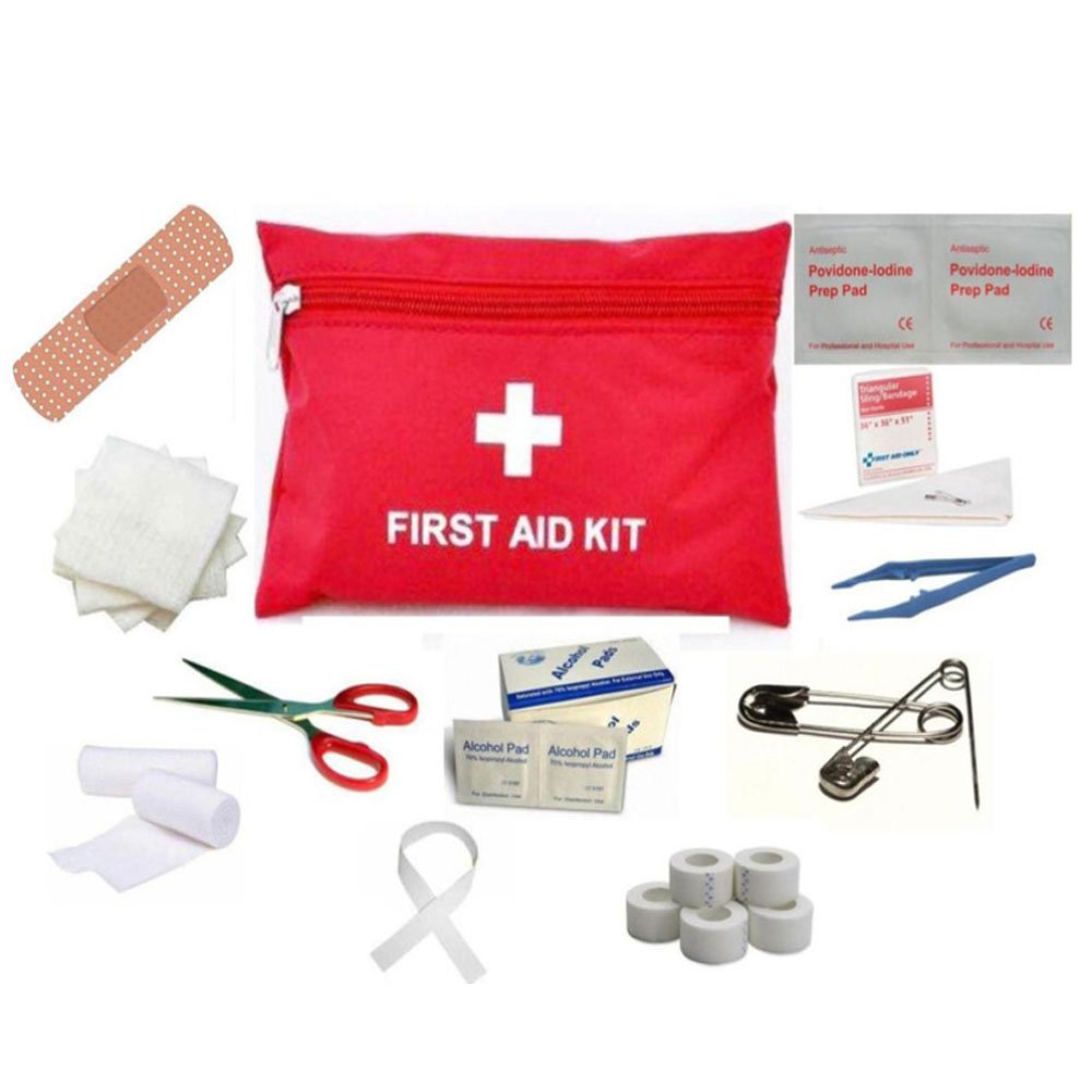 ESUPPORT 34 Piece First Aid Emergency Kit Car Home Medical Camping Office Travel