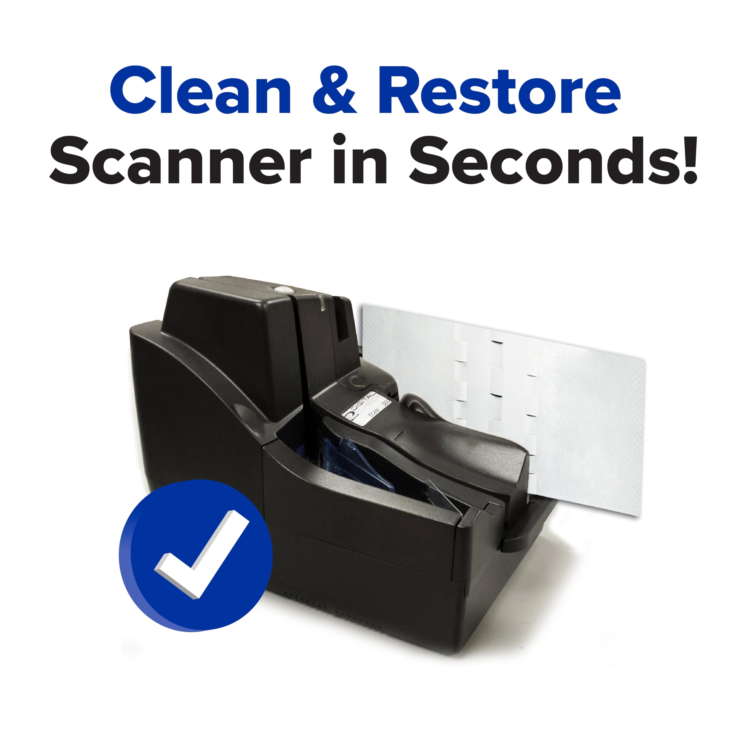 Digital Check Scanner Cleaning Card Featuring Waffletechnology (5)