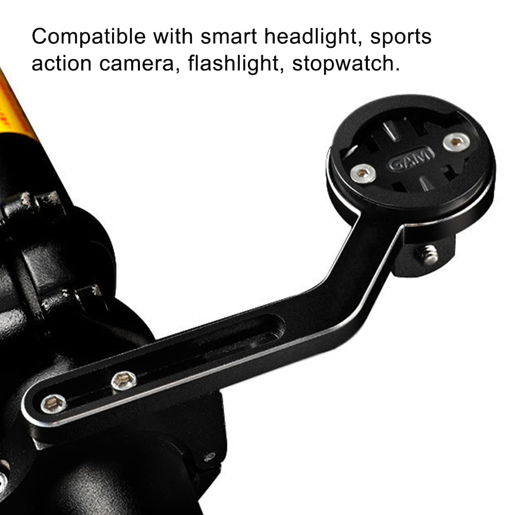 EMVANV Bike Mount, Bike Computer Mount Bracket Holder, Bicycle Handlebar Mount Out Front Handlebar Mount Fit for G-Armin Edge(Black)