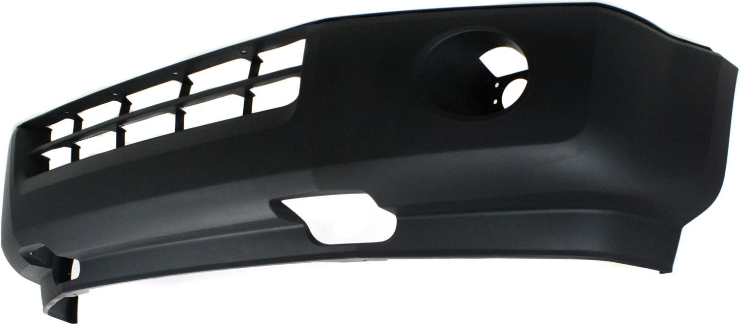 Evan Fischer Bumper Cover SET Compatible with 2007-2014 Ford Expedition Upper - Primed; Lower - Textured For Models With Wheel Opening Moldings Front, Upper and Lower FO1000631