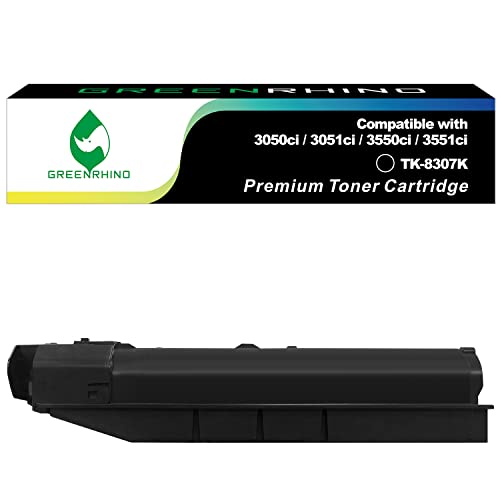 GREENRHINO Compatible Toner Cartridge Replacement for Kyocera TK-8307K (1T02LK0US0) TASKalfa 3050ci 3051ci 3550ci 3551ci (Black, 1-Pack)