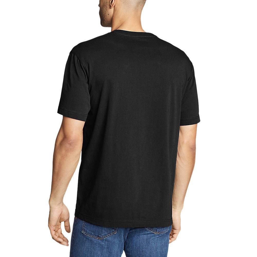 Eddie Bauer Men's Legend Wash Pro Short-Sleeve T-Shirt - Classic, Black, Large