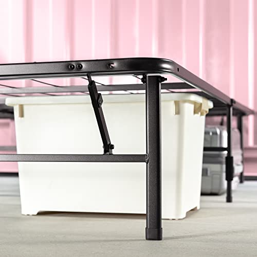 ZINUS SmartBase Tool-Free Assembly Mattress Foundation / 14 Inch Metal Platform Bed Frame / No Box Spring Needed / Sturdy Steel Frame / Underbed Storage, Cal King