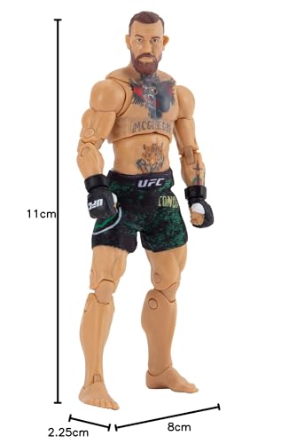 UFC Ultimate Series Limited Edition Conor McGregor, 6 Inch Collector Action Figure - Includes Alternate Head and Gloved Hands, Fight Shorts, Belt and Irish Flag Accessory