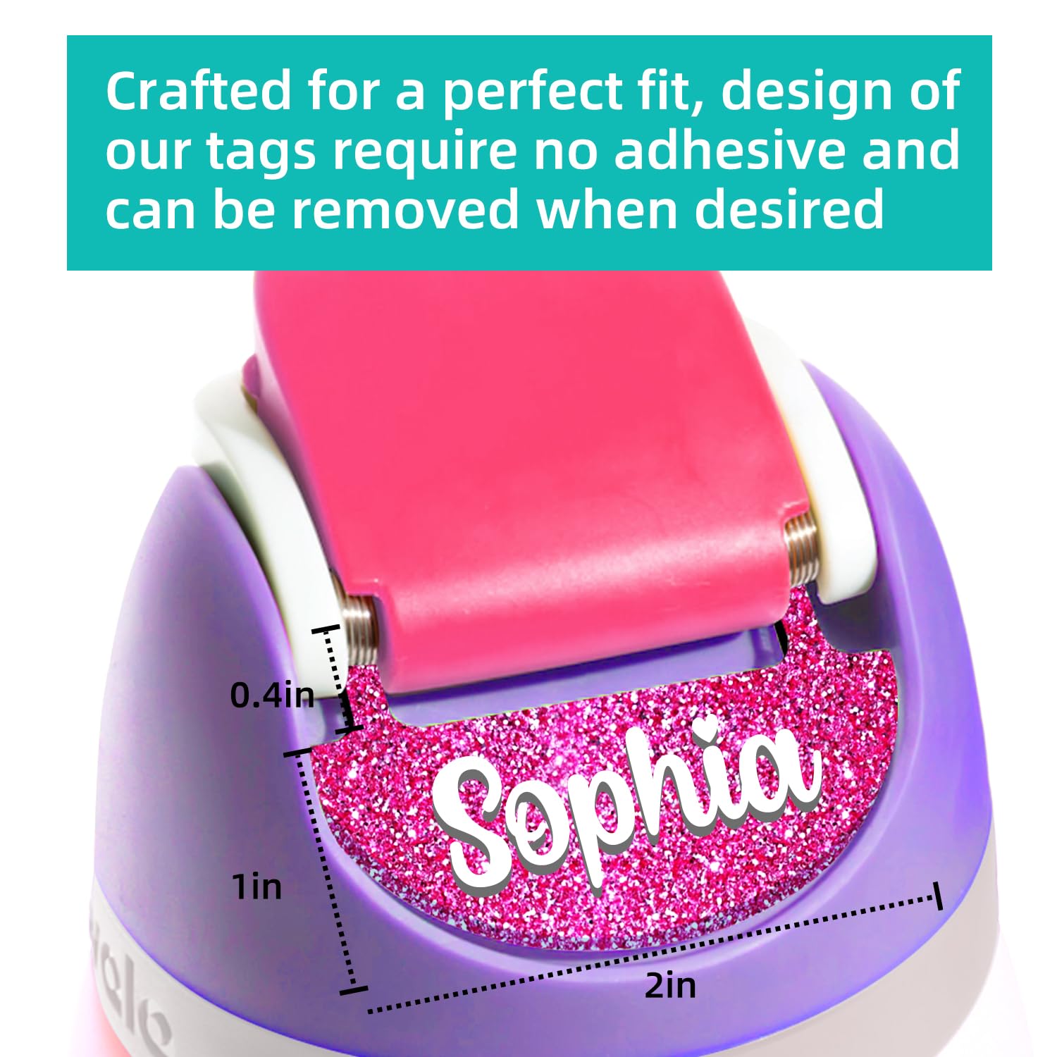 Personalized 3D Name Plate Compatible with Owala Water Bottle 24oz 32oz 40oz | 100 Color Options, 12 Font Options | Custom Name Plate Freesip Topper