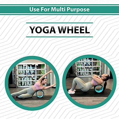 ENERGY FLOW |Back Roller, Back Stretcher & Spine Cracker For Back PainDeep Tissue MassageYoga Back Roller Yoga Wheel For Back Pain Relief Stretching Strong & Improving Flexibility Of Your Back