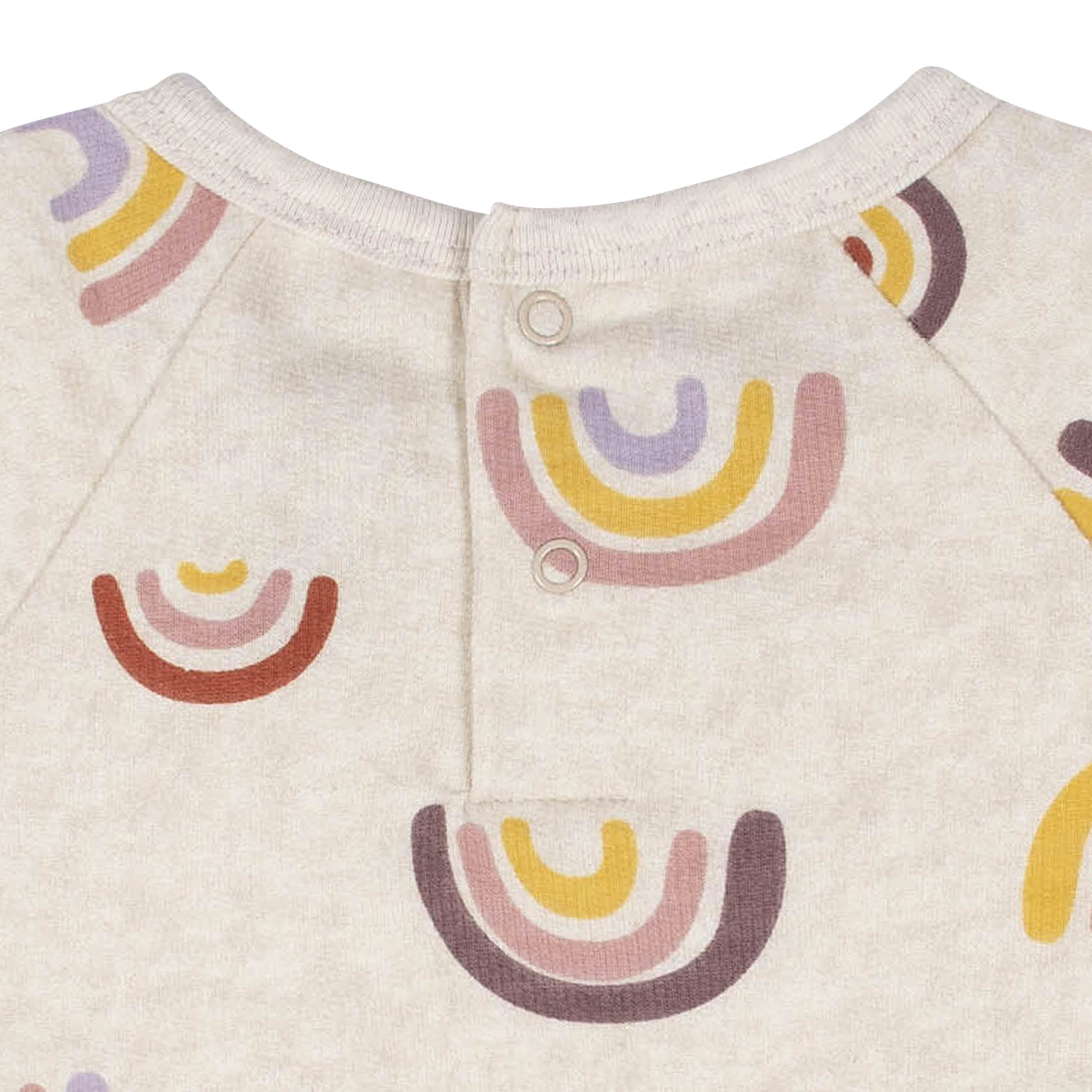GerberBaby GirlsToddler 2-Piece Peplum Waist Top & Legging SetRainbows3T
