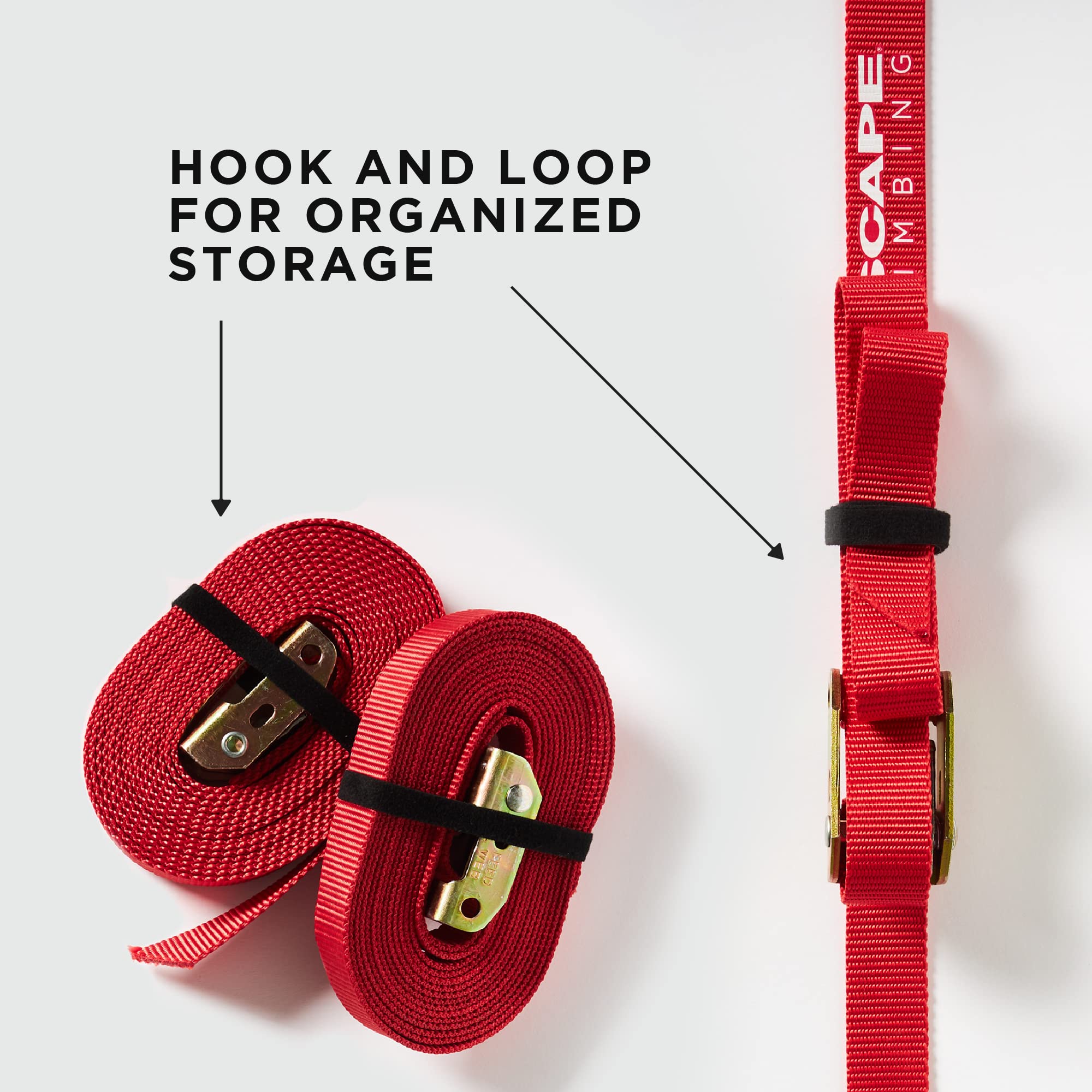 Escape Climbing Rings | Rock Climbing Training Rings | Wood Strength Training | Gymnastic Rings Set with 15β Adjustable Straps| Great for Gyms