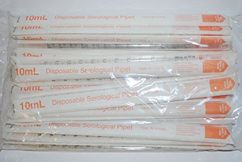 Olympus 10ml Serological Pipets, Individually Wrapped, Sterile, 200 Serological Pipettes/Unit