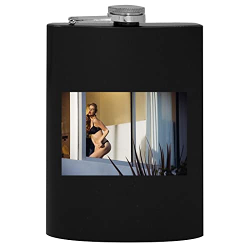 FC Carino B35Y22D63W0403436M07T32C02S27-8oz Black Hip Alcohol Drinking Flask PDI #PIDP403436
