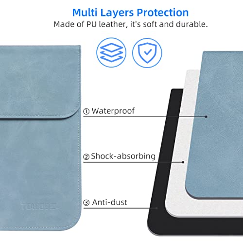 TOWOOZ Sleeve Compatible with 2022 New M2 MacBook Air 13.6 Inch A2681 / MacBook Pro 13-13.3 Inch/ MacBook Air 13-13.6 Inch M1 M2 Chip, Laptop Sleeve Case with Accessory Pouch