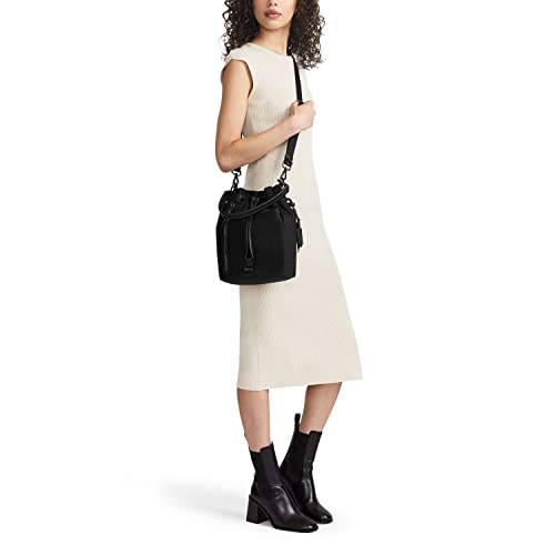 TUMI Voyageur Sabetha Bucket Crossbody - Black/Gunmetal
