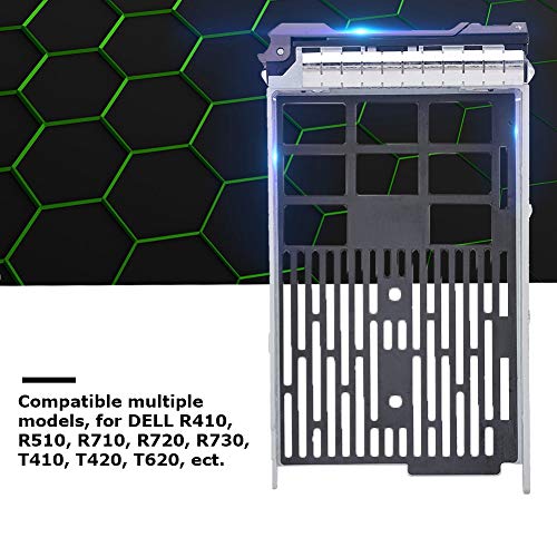 Jiawu HDD Bracket for DELL, Hard Disk Bracket, Easy to Use 3.5-inch Precise Design SSD Bracket, for Dell R410 Dell R420