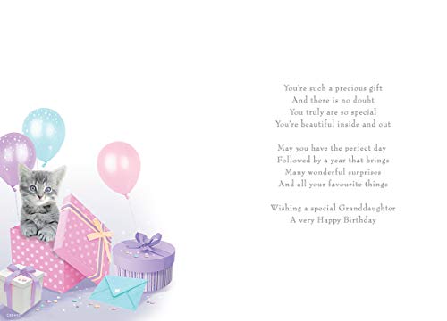 Regal Publishing Birthday Card Granddaughter - 9 x 6 inches -, C80442