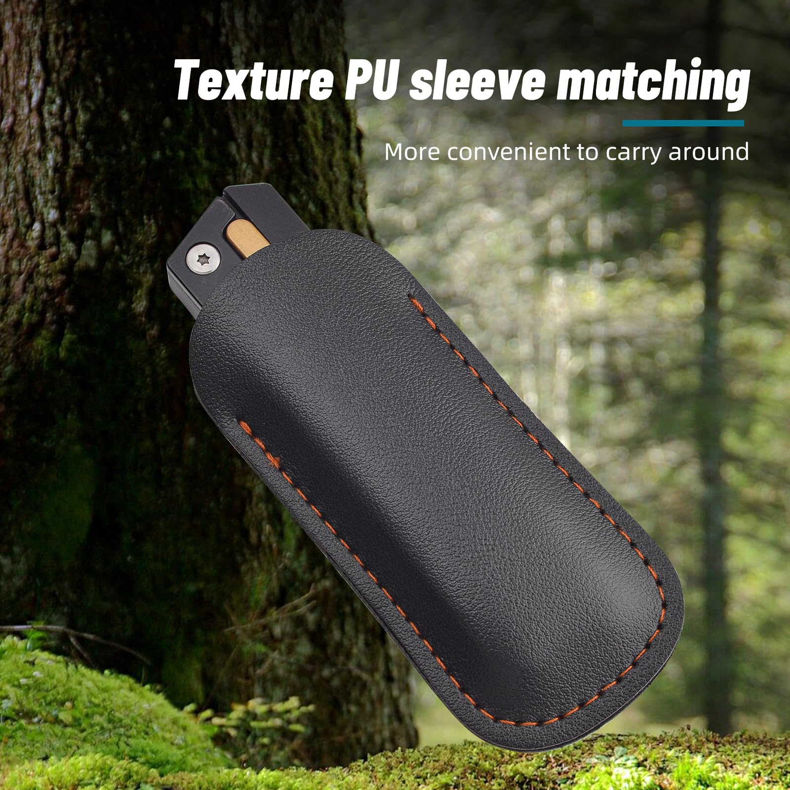KWINKIN Stainless Steel Blade Folding Pocket Knife D2 Steel High Hardness Outdoor Tactical Knife Set Knives