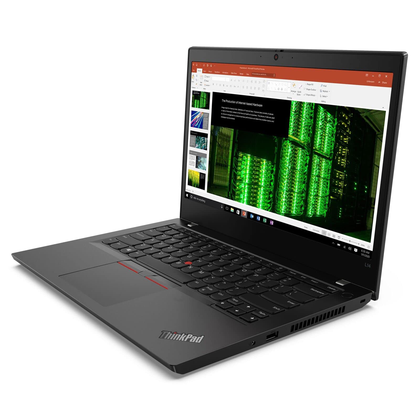 Lenovo ThinkPad L14 14" Touchscreen FHD Business Laptop Computer, Intel Core i5-1135G7 (Beat i7-1065G7), 64GB DDR4 RAM, 2TB PCIe SSD, WiFi 6E, Bluetooth 5.1, Black, Windows 10 Pro, BROAG Cable