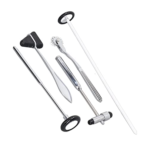 Hammer Set, Neurological Hammer Stainless Steel Multifunctional for Body Surface Measurement for Doctor