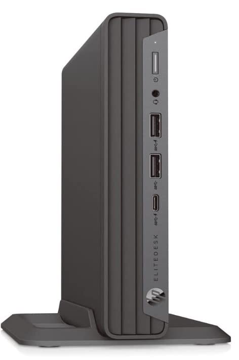 HP EliteDesk 800 G6 Desktop Mini Computer - 10th Gen Intel Core i5-10500T - 256 GB SSD - 8 GB RAM - Intel UHD Graphics 630 - Windows 10 Pro 64-Bit + Microfiber Screen Cleaning Cloth Bundle - New