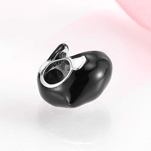 EvesCity Genuine Bolenvi 925 Sterling Silver Orca Whale Dolphin Ocra Charm Beads Pendants for Charms Bracelets & Necklace