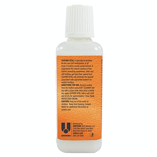 Leather Master Leather Vital Softener and Revitalizer (250ml) - These Products Condition, Protect, Polish, and Repair. Add to Cleaner Kit for Detailing Accessories or Car Seat Interior
