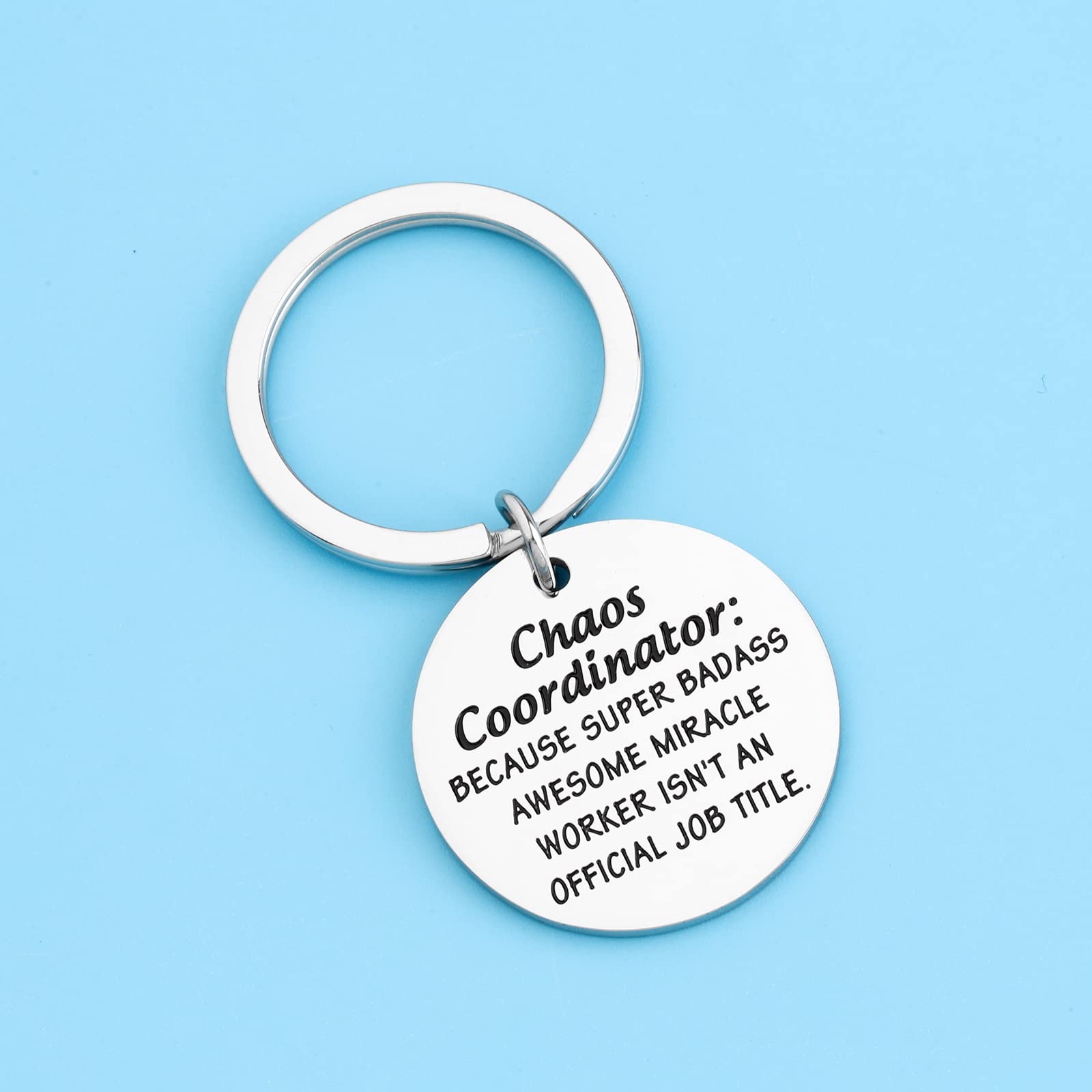ENSIANTH Chaos Coordinator Gifts Team Mom Gift Team Manager Gift Team Manager Gift Coworker Gift (Chaos coordinator key)
