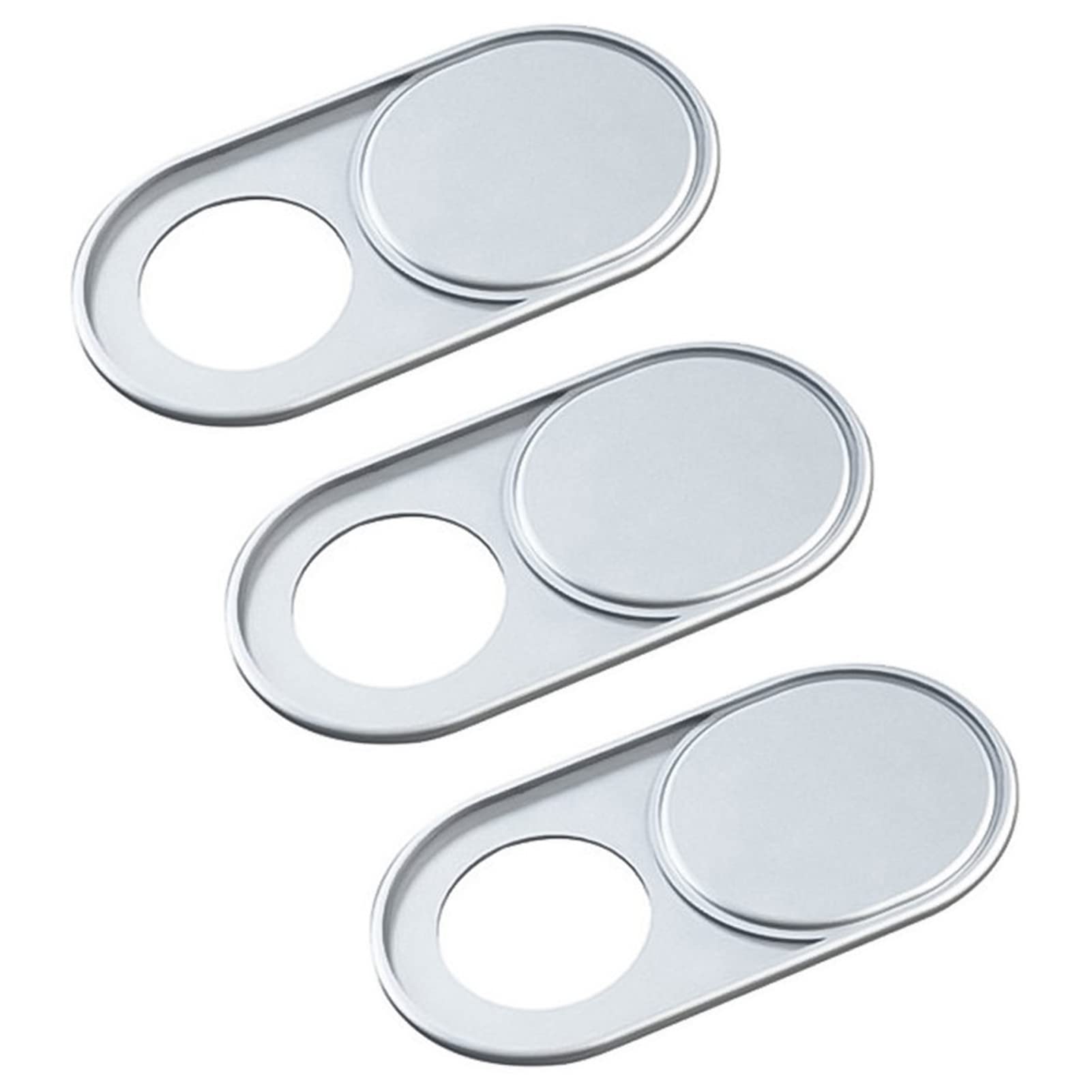 INT'L Flyer Webcam Cover Slide [3-Pack], 0.027 Inch Ultra-Thin Metal Material, Suitable for Laptops, Tablets and Mobile Phones, Refuse Spying, Privacy Protection