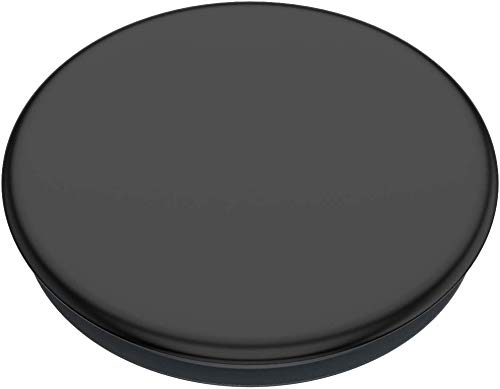 PopSockets : PopGrip Basic - Extendable Base and Grip for Smartphones and Tablets [Top Not Replaceable] - Black