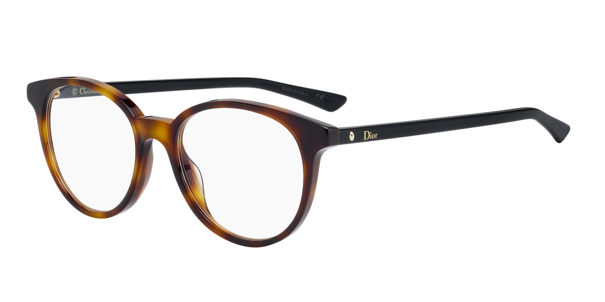 Dior Demo Lens Oval Ladies Eyeglasses MONTAIGNE47 0581 49
