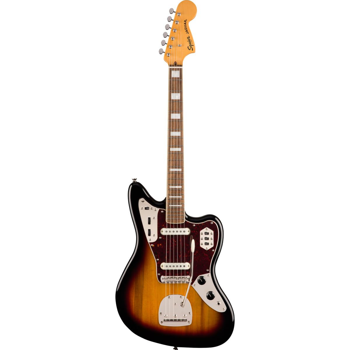Squier Classic Vibe 60s Jazzmaster Electric Guitar, Olympic White, Laurel Fingerboard, Left-Handed