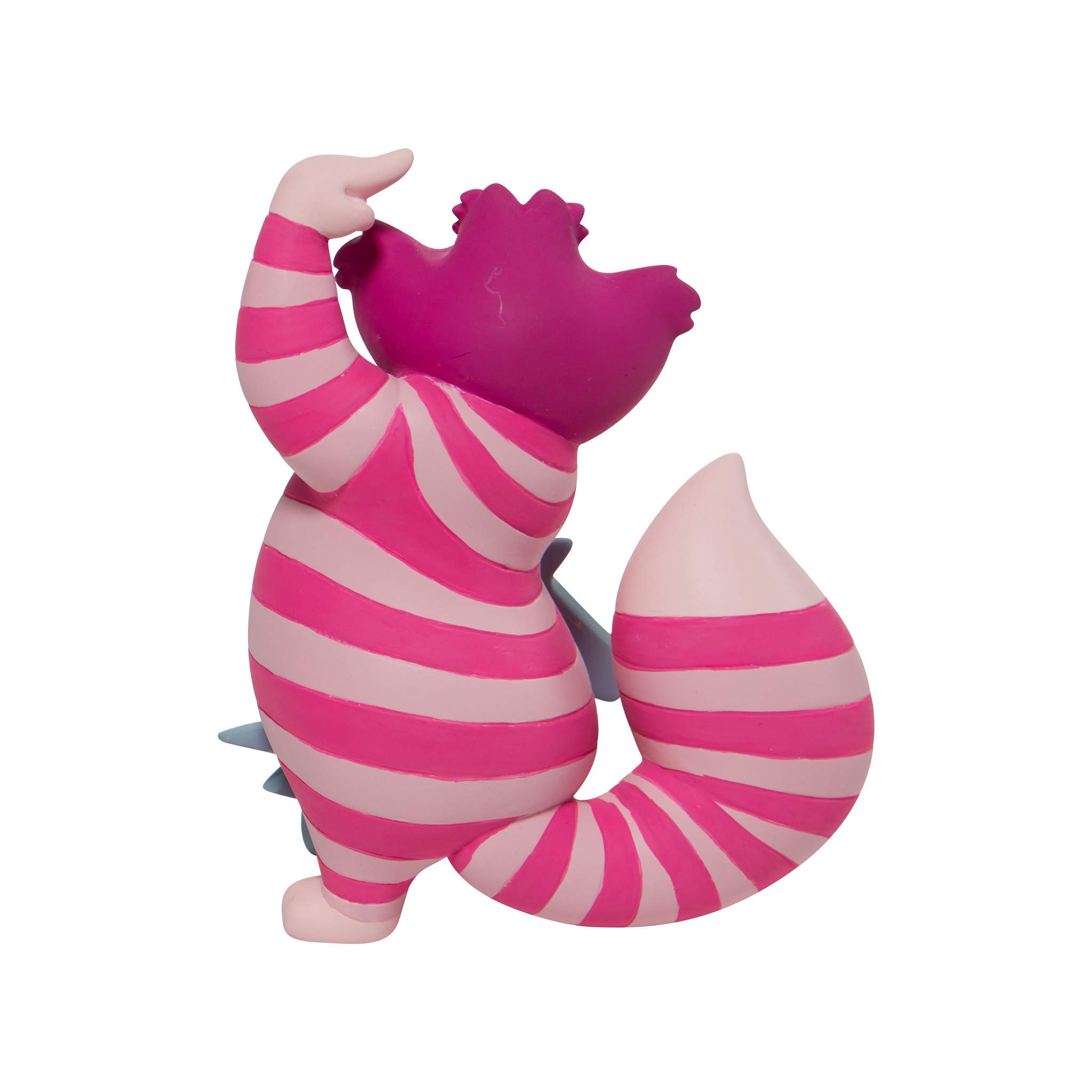 Enesco Alice in Wonderland Disney Showcase Cheshire Cat This Way Miniature Figurine, 3.35 Inch, Multicolor