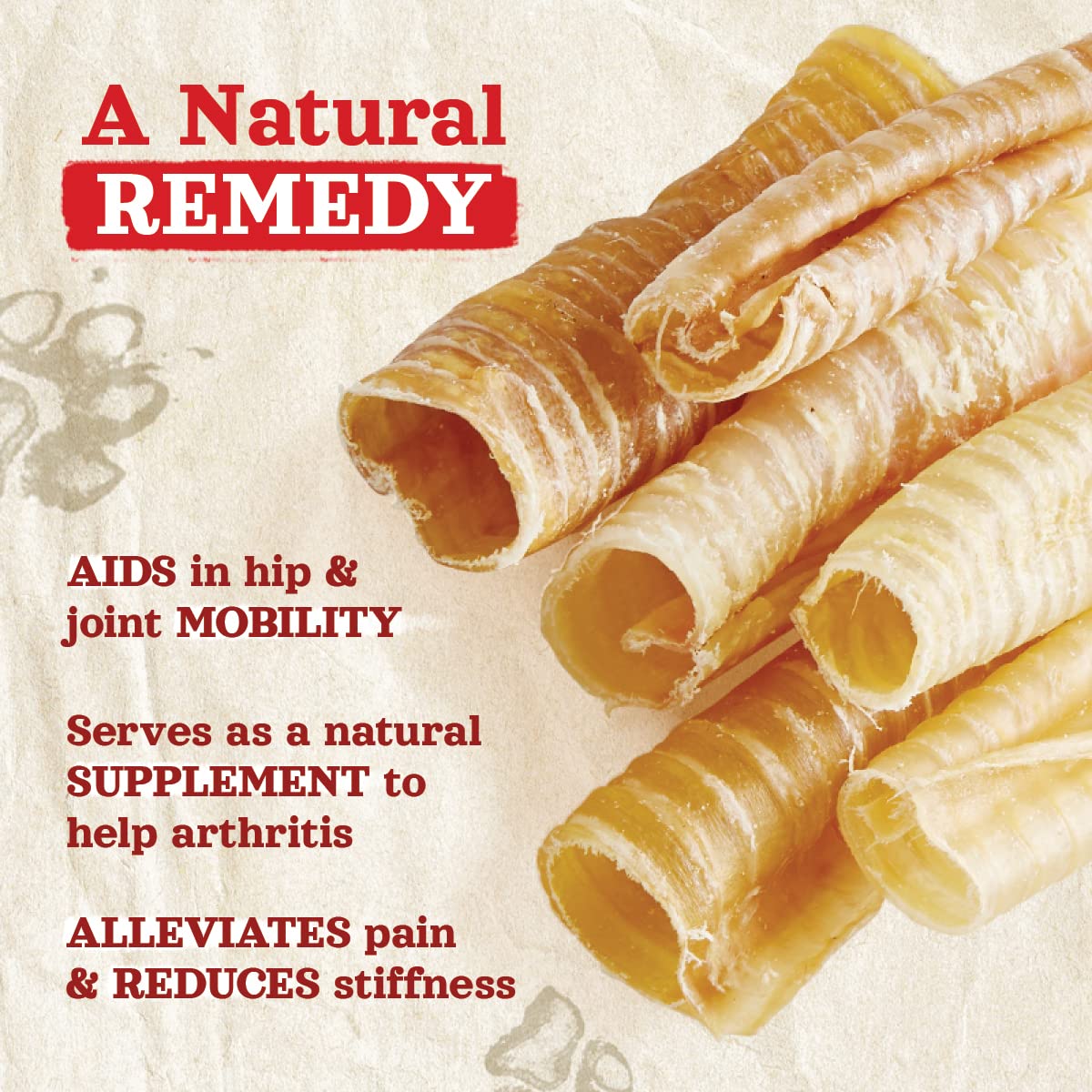 Natural Farm Beef Trachea (12 Inch, 8 Pack), 100% Beef Chews, Natural Glucosamine and Chondroitin for Joint & Hip Mobility, Bone Strength β Low Fat Crunchy & Crispy Treats for All Dogs
