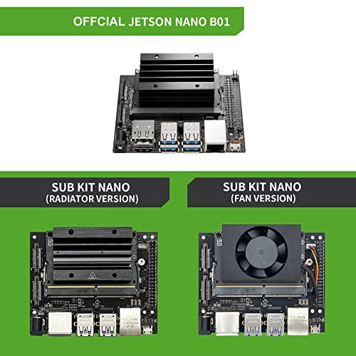 Jetson Nano 4GB RAM & 16G eMMC onboard +WiFi Module (Heat Sink Version)