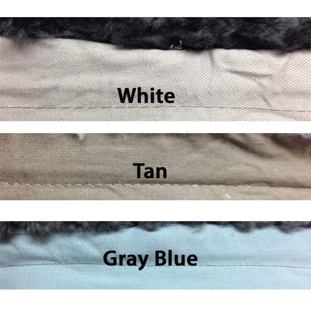 Engel Worldwide Sheepskin Bicycle Seat Cover (Blue) - Snug Fit