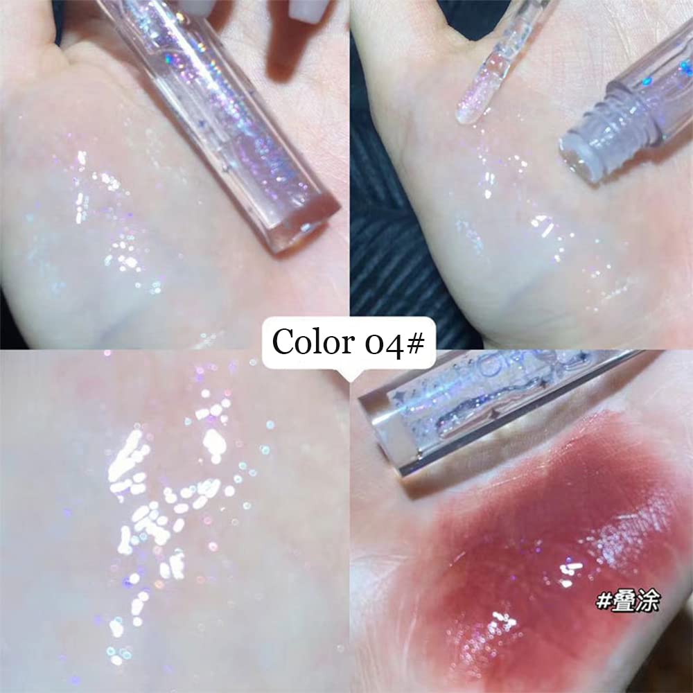 Miniling 4 Colors Mirror Water Lip Gloss Lip Glaze