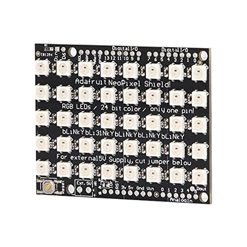 LED Color Light Development Board, High Brightness Full Color WS2812B 5050 Driver Module 5x8 40 Bits 5V for Bars for Hotel