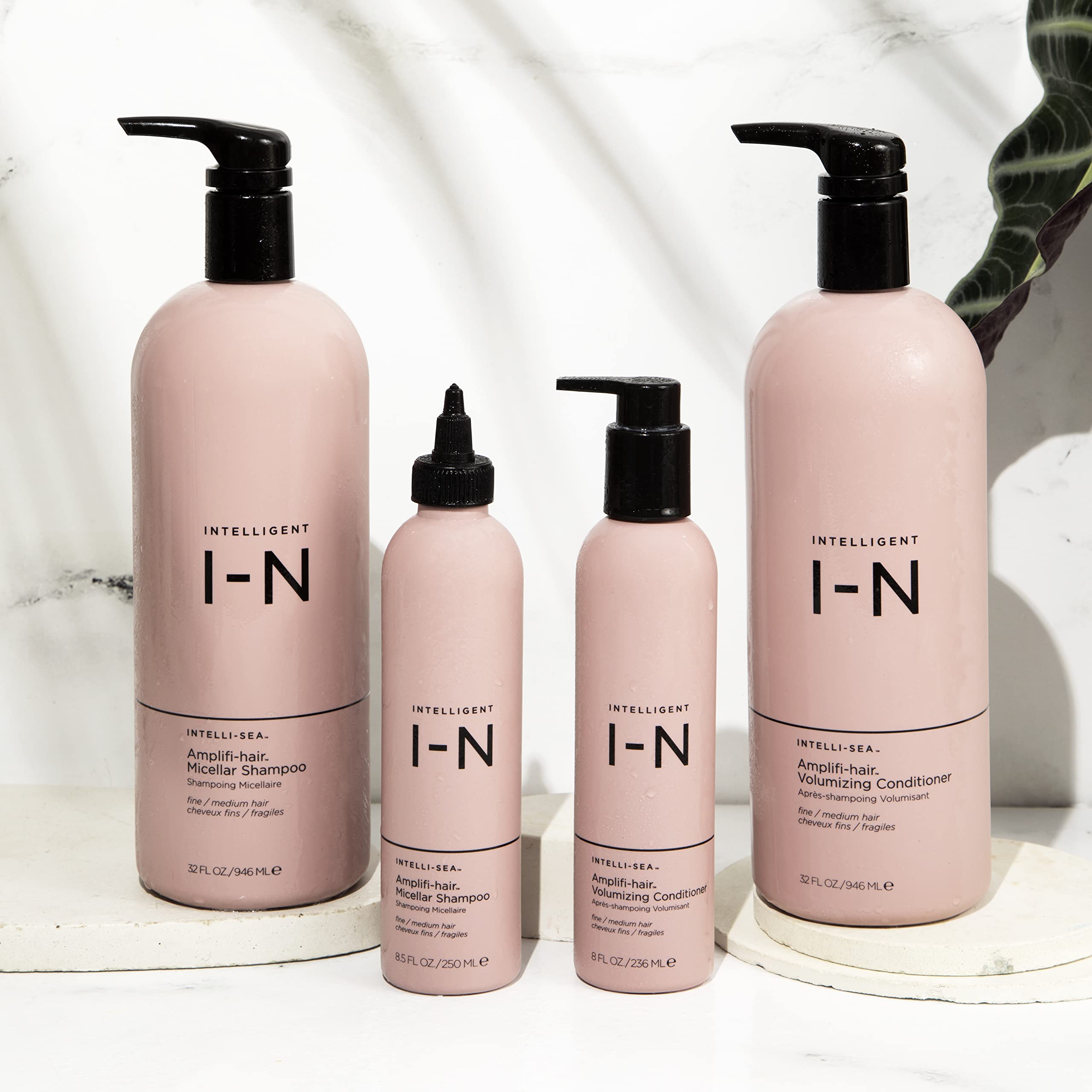 Intelligent Nutrients Amplifi-hair Micellar Shampoo - Weightless Volumizing Shampoo for Enhanced Shine & Frizz Control - Gentle Clarifying Shampoo Dissolves Build-Up & Excess Oils (32 oz)