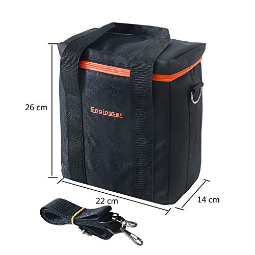 EnginStar Power Station 300w Bundle w/Carrying Bag 296Wh Portable Solar Generator Bundle w/Shockproof Storage Box for Renewable Energy Solar Power Generator, Emergency Backup Power, Outdoor Camping,